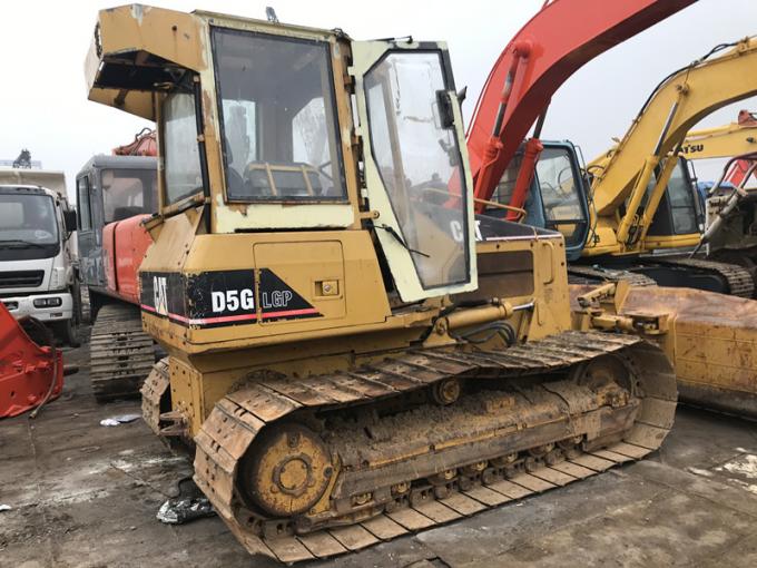 Enclosed A/C cabin CAT D5G LGP Used Bulldozer 99hp engine power