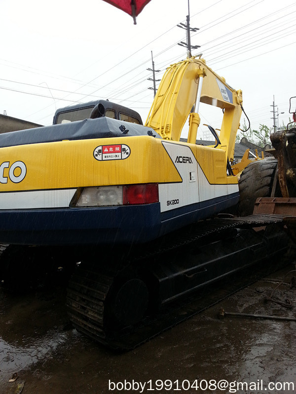 SK200-3 USED KOBELCO EXCAVATOR FOR SALE ORIGINAL JAPAN USED KOBECL ...
