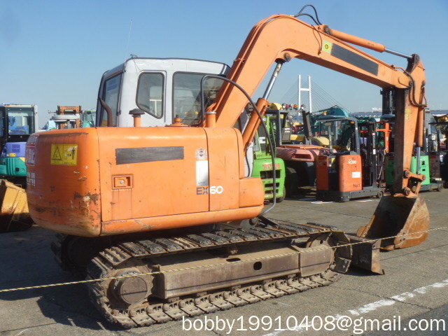 USED HITACHI EX60-5 Mini Excavator For Sale Original japan HITACHI EX60 ...