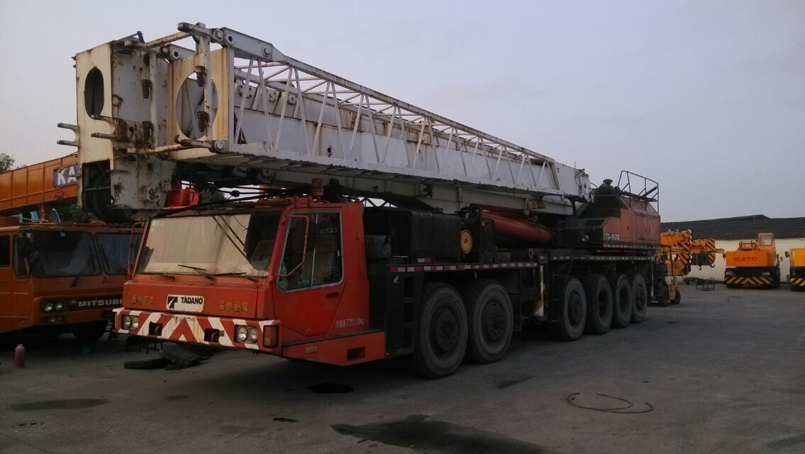 Used TADANO TG-1500E 150T Truck Crane For Sale Original japan TADANO ...