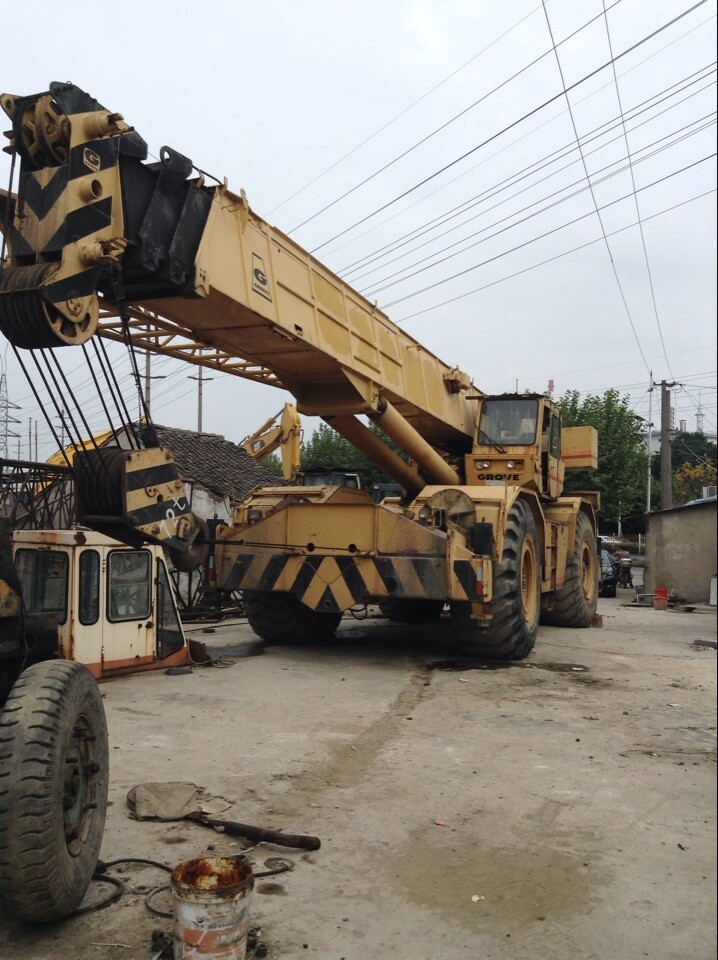 Used GROVE RT980 80 Ton Rough Terrain Crane For Sale