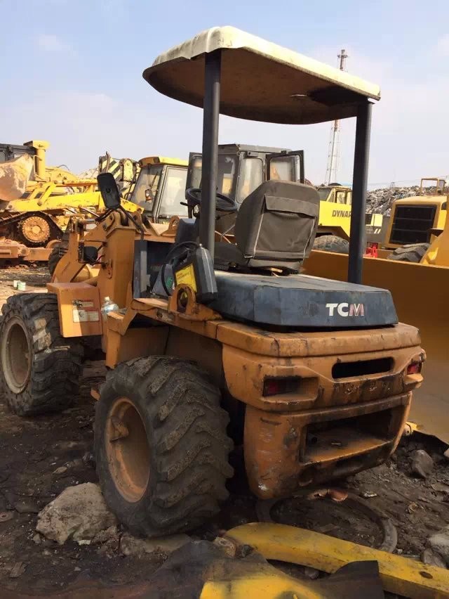 Original japan Used TCM E805 Mini Wheel Loader For Sale