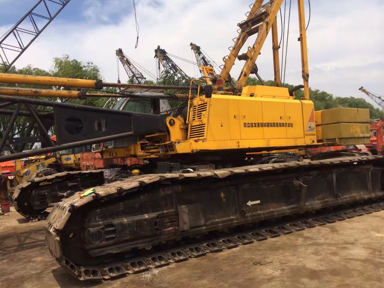 HITACHI SUMITOMO 200 Ton Crawler Crane For Sale